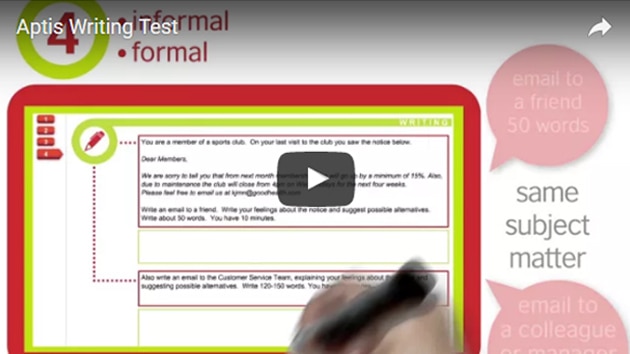 Aptis writing video | British Council